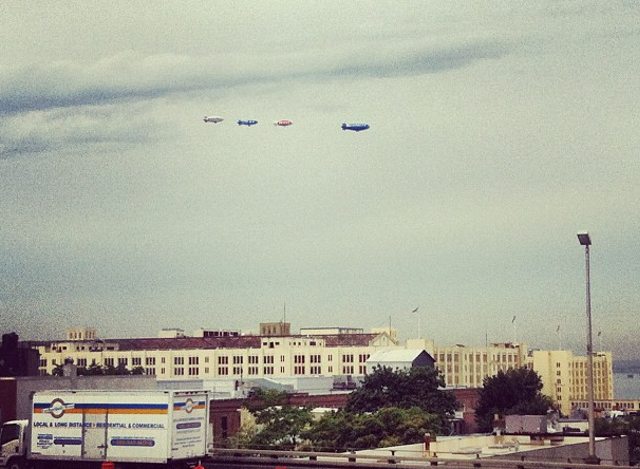 Photos: There's A Blimp Parade Over NYC - Gothamist