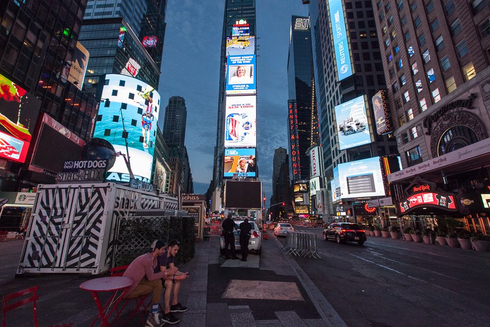 Here's What Times Square Looks Like Just Before Dawn - Gothamist