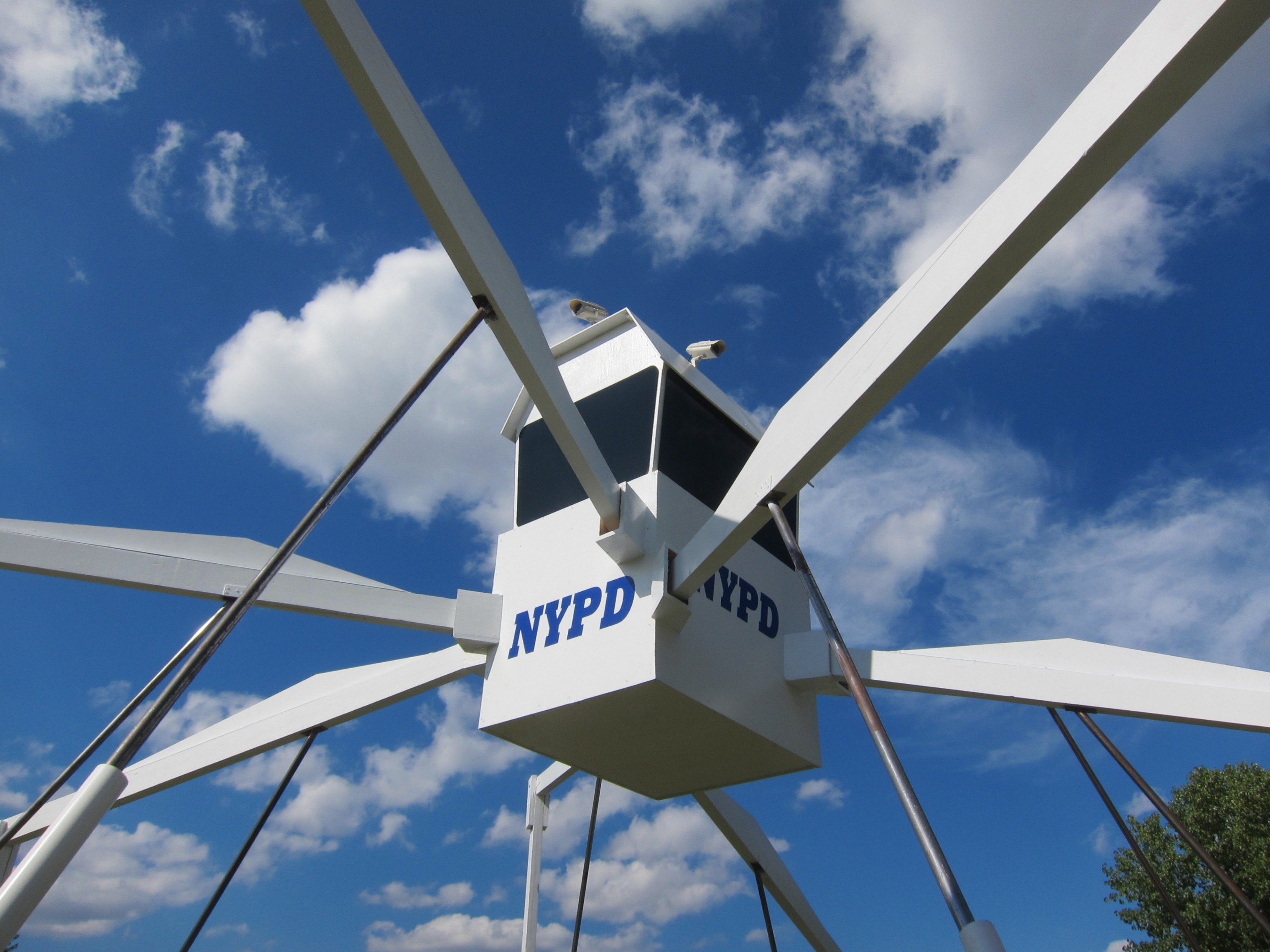 Photos: NYPD Surveillance Tower Turned Into Spider At Socrates ...