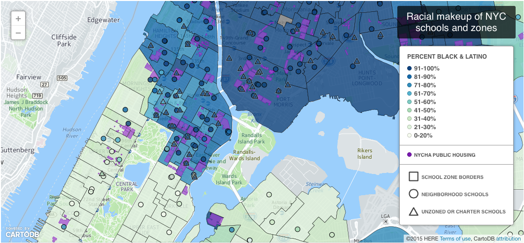Interactive Maps Show Racial & Socioeconomic Segregation Of NYC Schools ...
