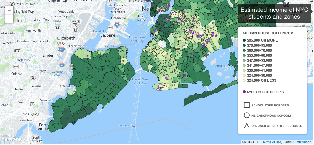 Interactive Maps Show Racial & Socioeconomic Segregation Of NYC Schools ...