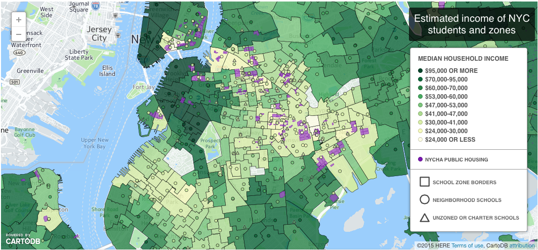 Interactive Maps Show Racial & Socioeconomic Segregation Of NYC Schools ...