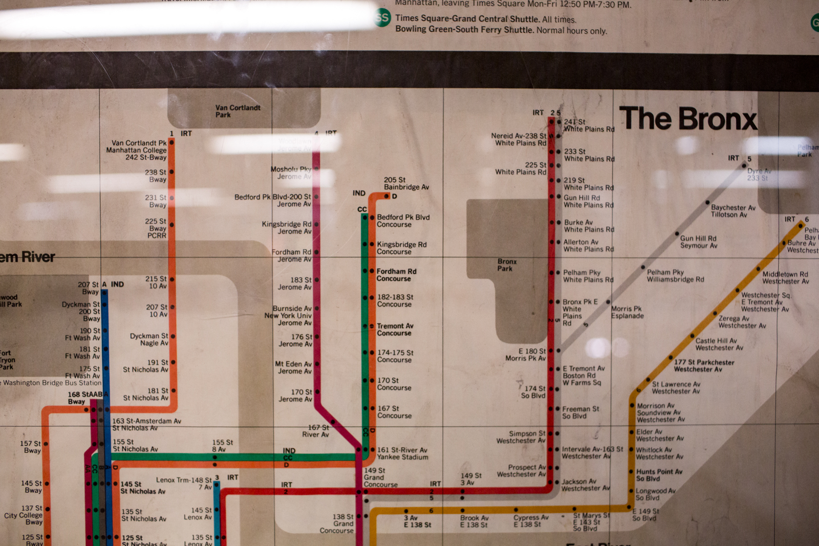 Classic 1970s Vignelli Subway Map Uncovered At Midtown Subway Station ...
