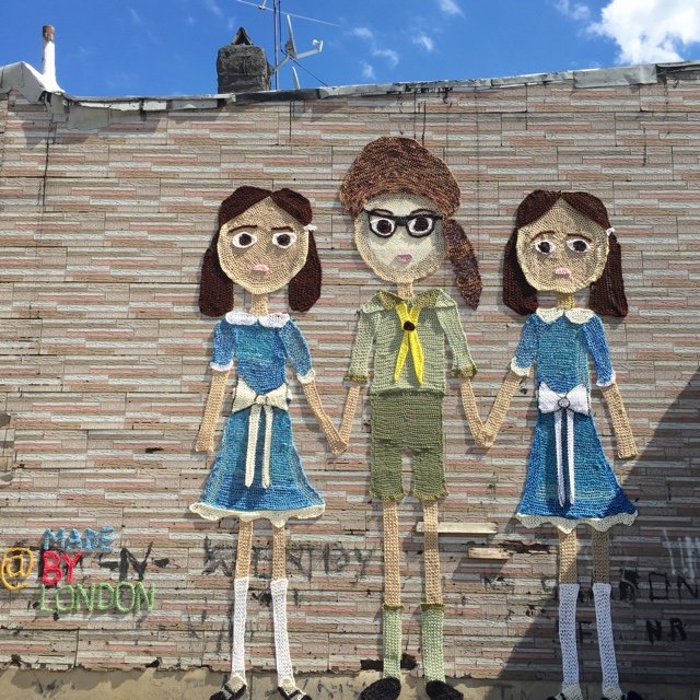 This Wes Andersony Crochet Graffiti Is Causing Extreme Bushwick ...