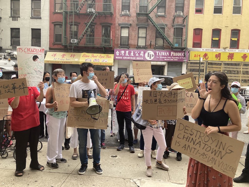 As Museum Of Chinese In America Reopens Doors, Protesters Say Chinatown ...