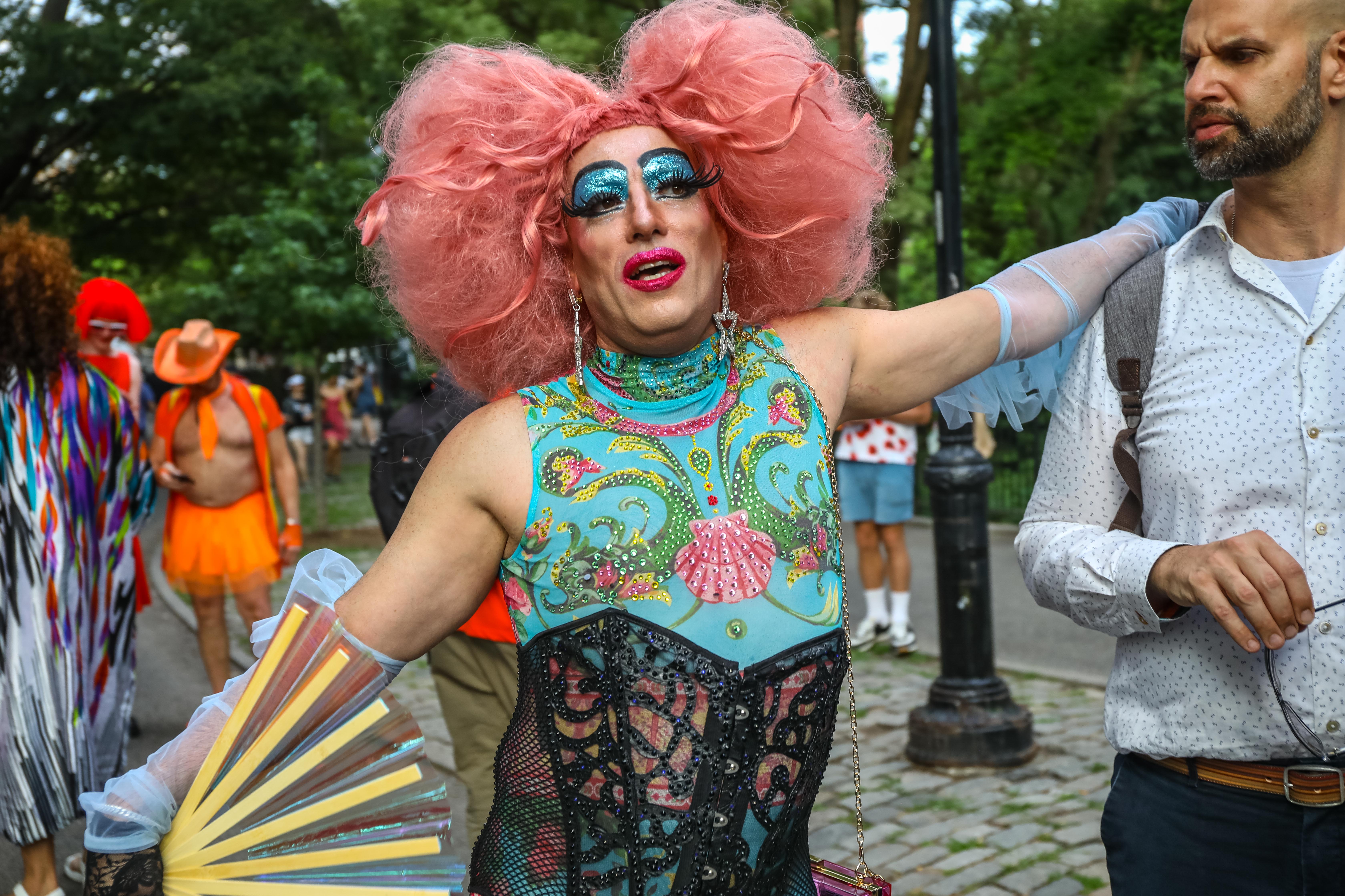 Drag Queen Parade On Segways