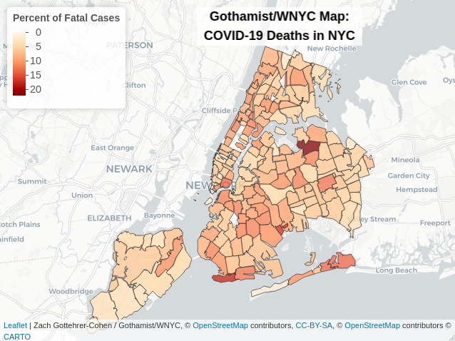 Interactive Map Shows NYC COVID-19 Deaths By Zip Code: Starrett City ...